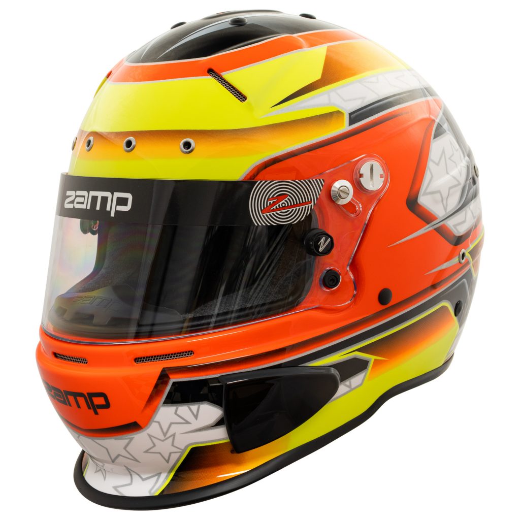 RZ 42 Youth Green/Silver Karting Helmet - Zamp Helmets - £279