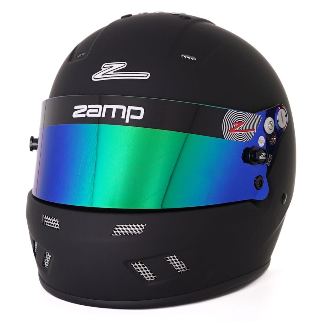 RZ 59 Matte Black Racing Helmet - Zamp Helmets UK | Helmet 28