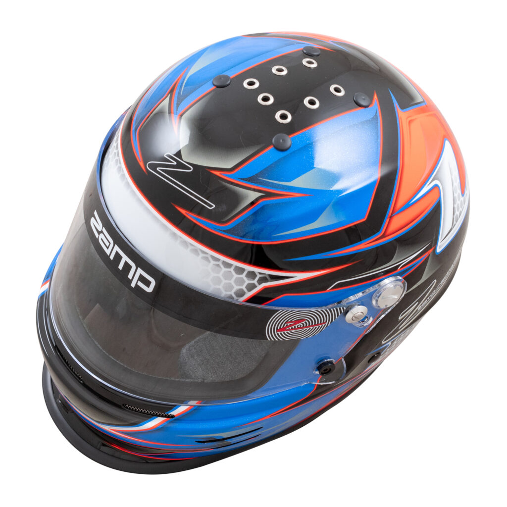 RZ 42 Youth Orange/Blue – Zamp Helmets UK | Helmet 28