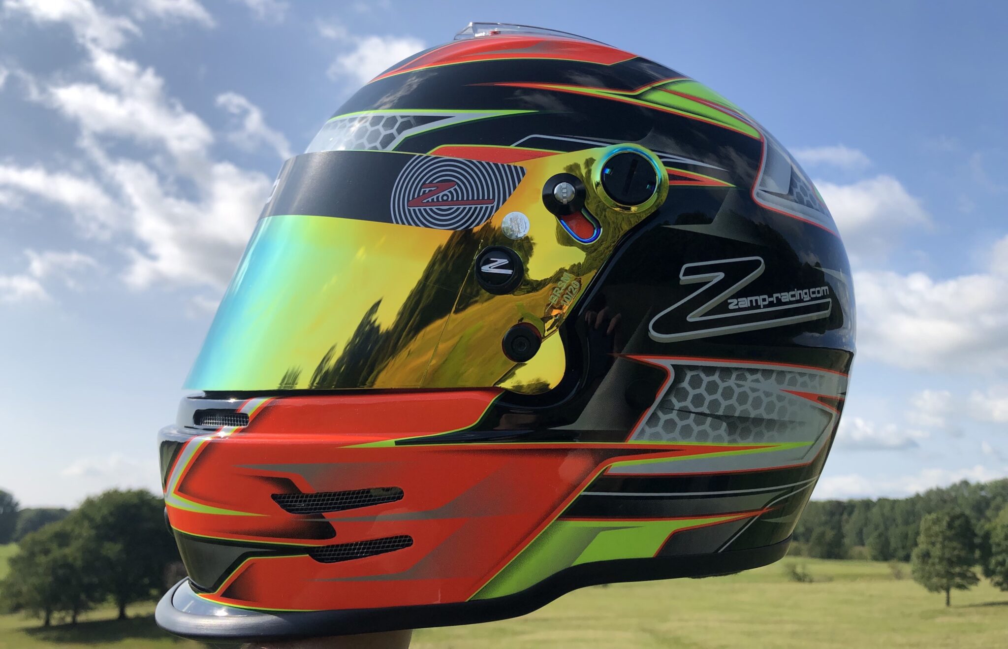 BRAND NEW Zamp RZ 42Y Orange / Yellow – Zamp Helmets UK | Helmet 28