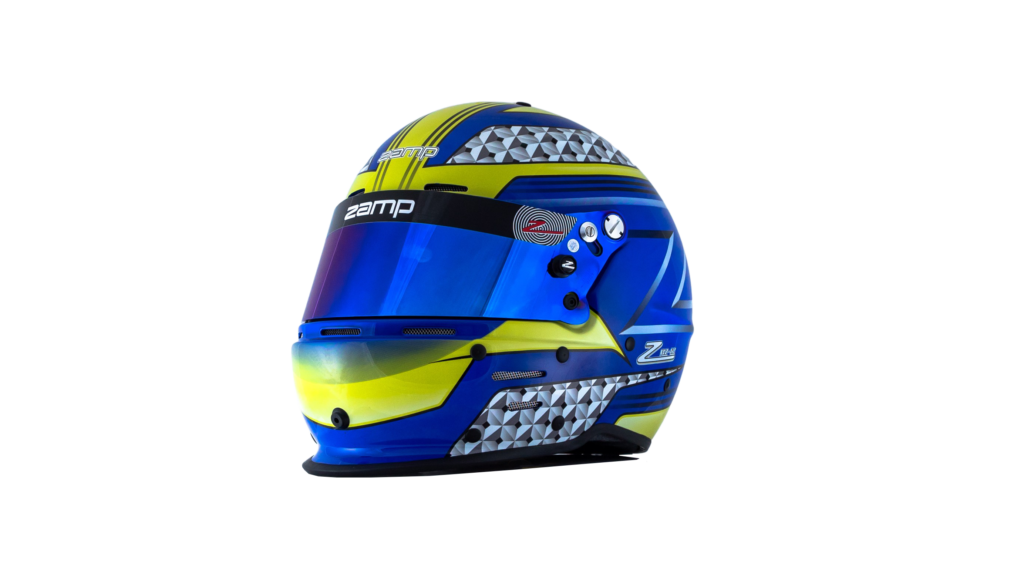 RZ 62 Blue/Green – Zamp Helmets UK | Helmet 28