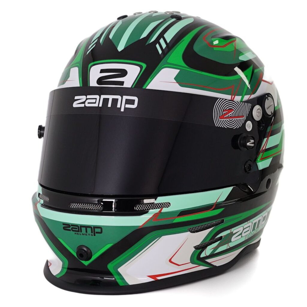 RZ 42 Youth Black / Green – Zamp Helmets UK | Helmet 28