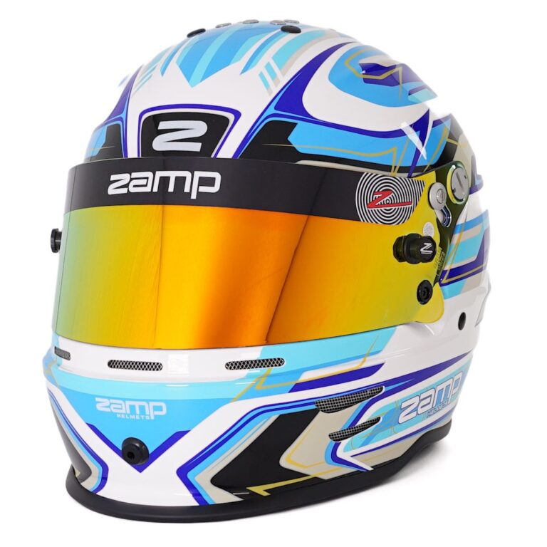 RZ 42 Youth White / Blue – Zamp Helmets UK | Helmet 28
