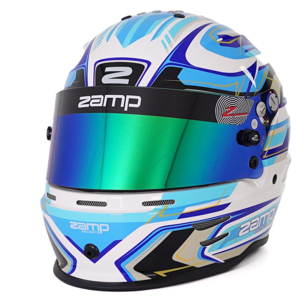 RZ 42 Youth White / Blue – Zamp Helmets UK | Helmet 28