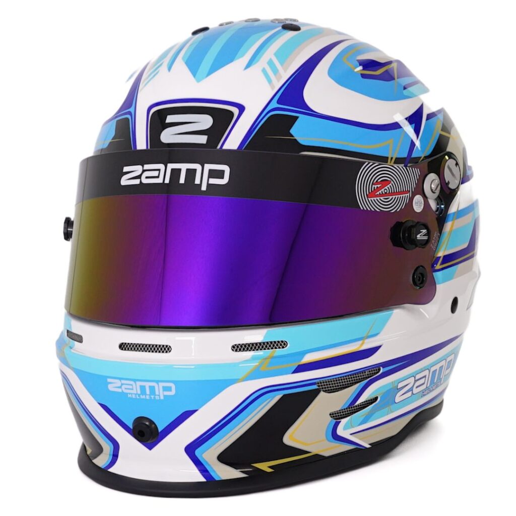 RZ 42 Youth White / Blue – Zamp Helmets UK | Helmet 28