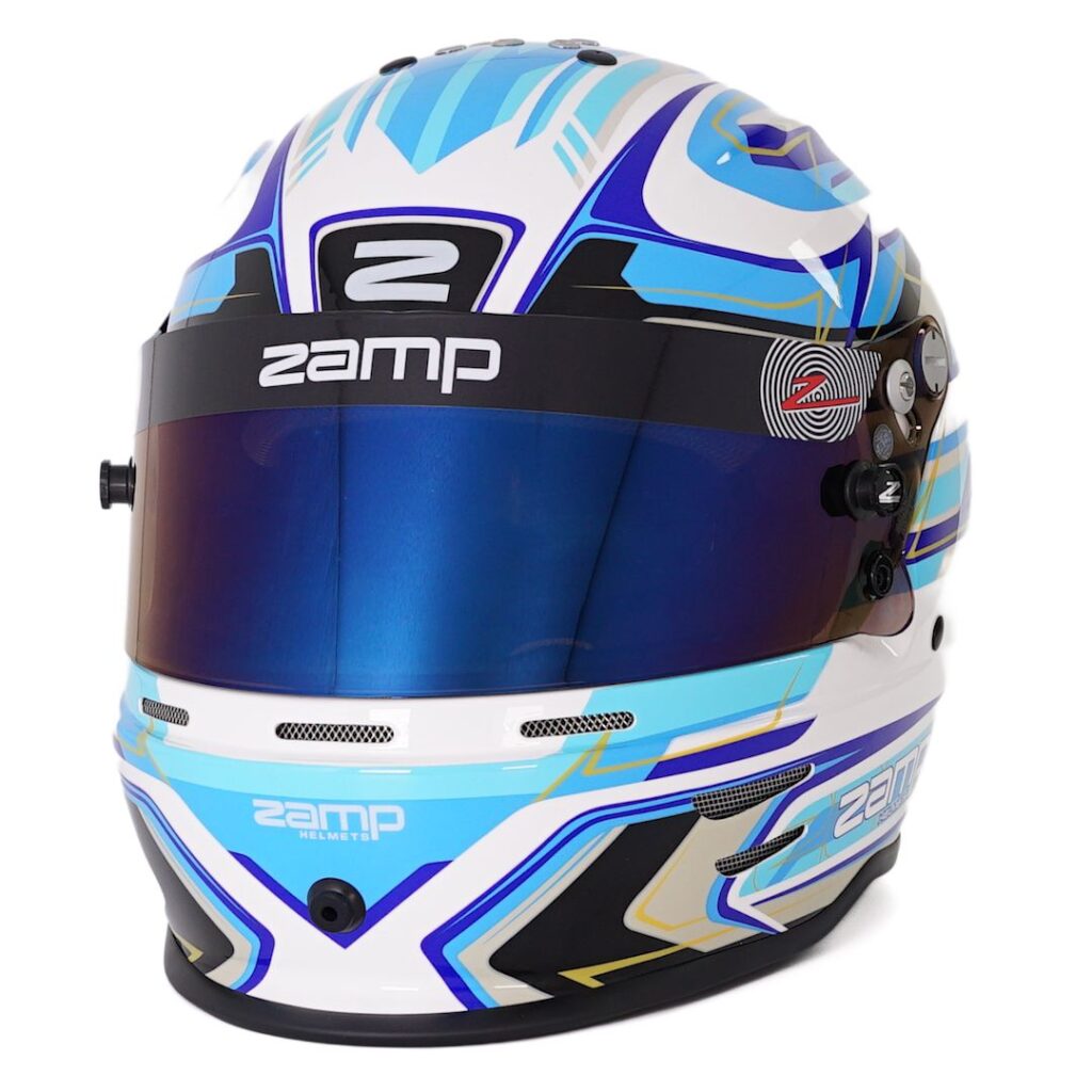 RZ 42 Youth White / Blue – Zamp Helmets UK | Helmet 28