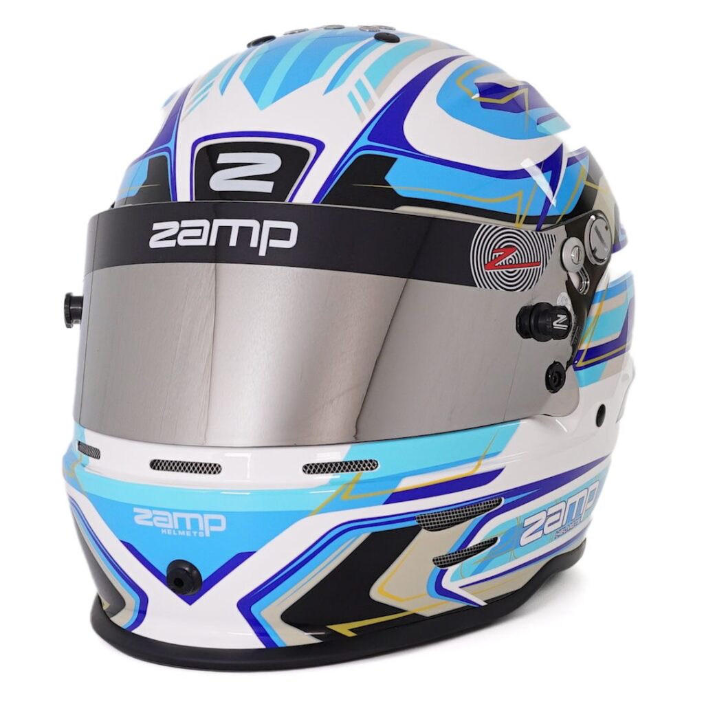 RZ 42 Youth White / Blue – Zamp Helmets UK | Helmet 28