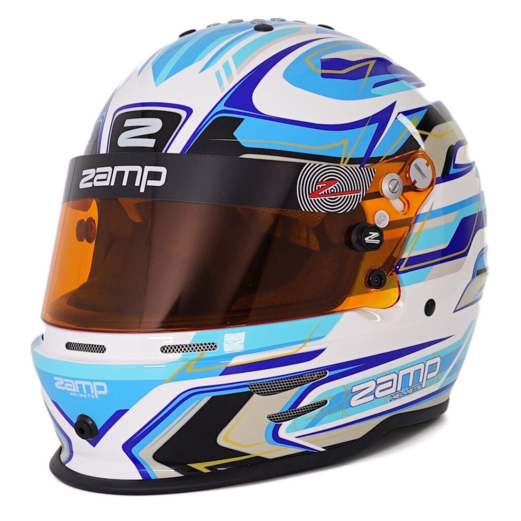 RZ 42 Youth White / Blue – Zamp Helmets UK | Helmet 28