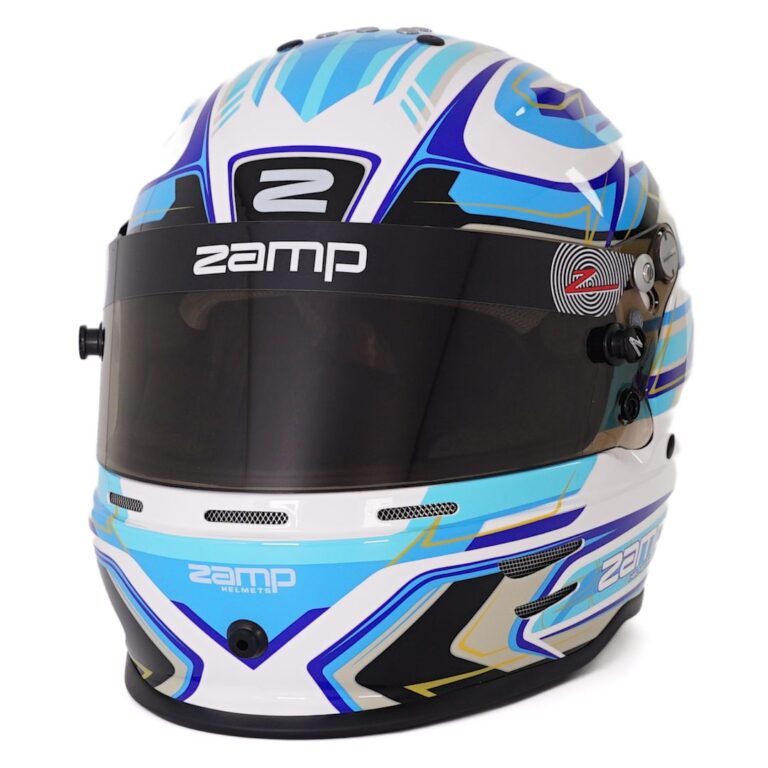 RZ 42 Youth White / Blue – Zamp Helmets UK | Helmet 28