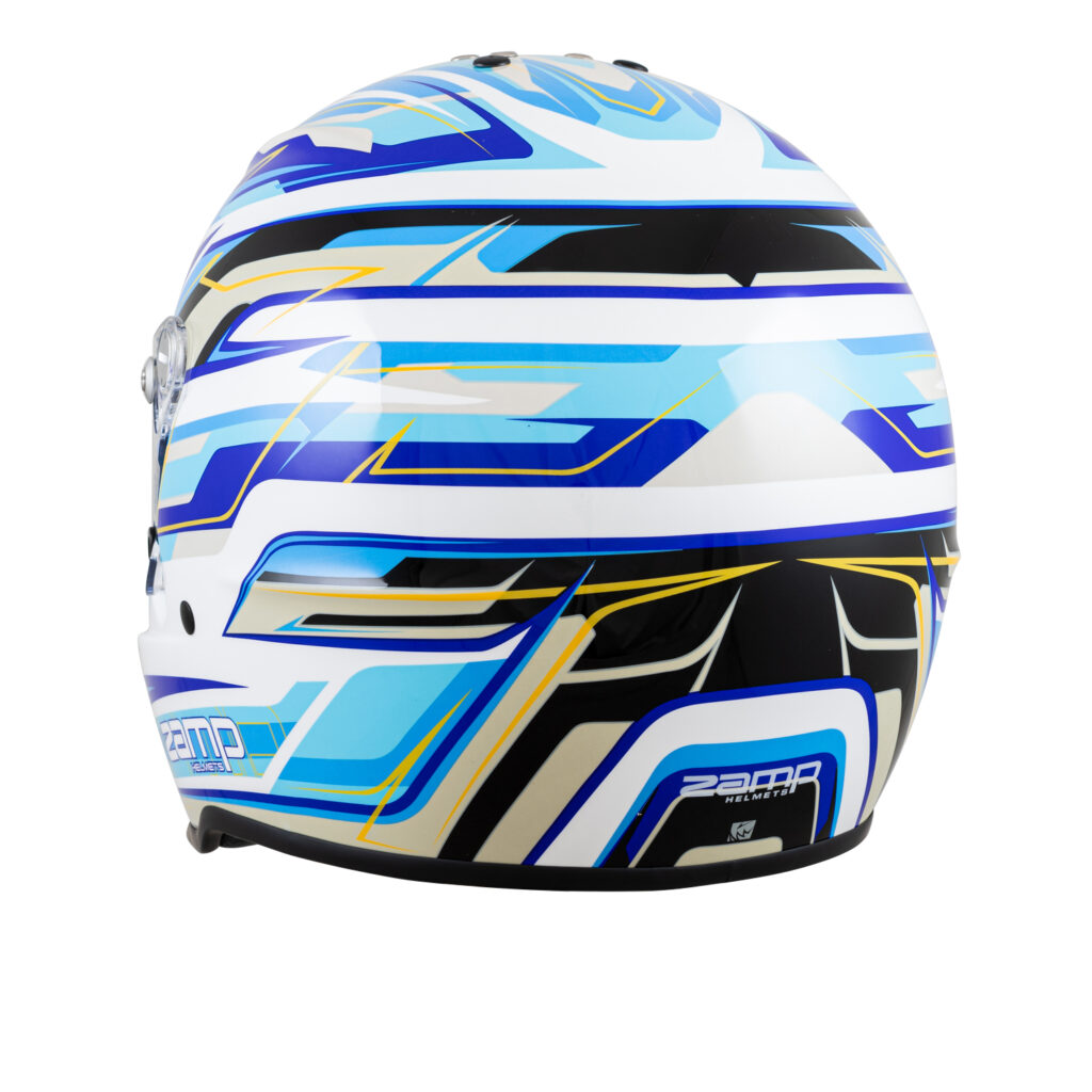 RZ 42 Youth White / Blue – Zamp Helmets UK | Helmet 28