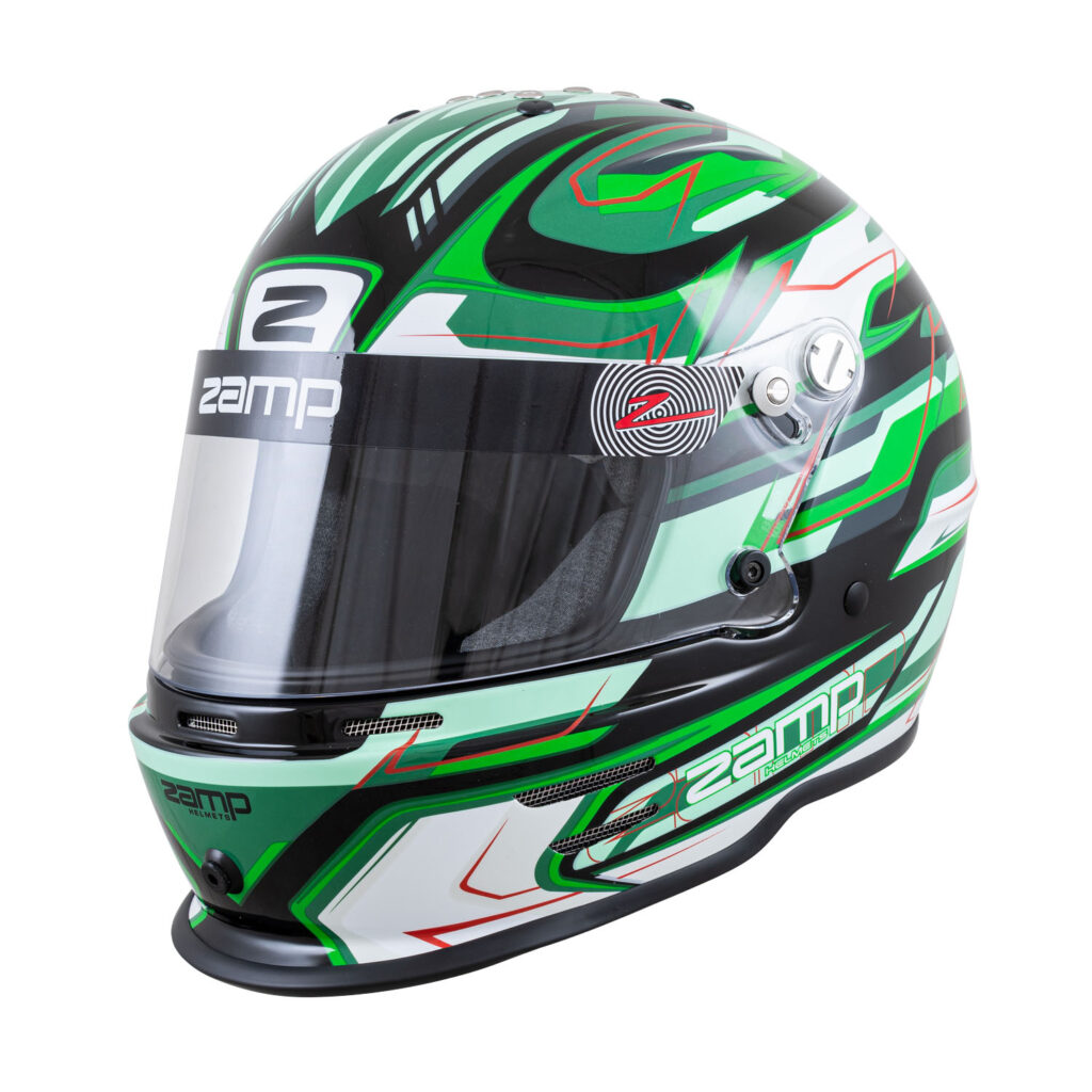 RZ 42 Youth Black / Green – Zamp Helmets UK | Helmet 28