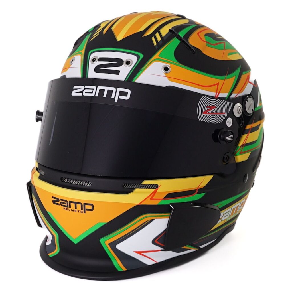 RZ 70E Switch Green / Black / Yellow - Zamp Helmets UK | Helmet 28 £589