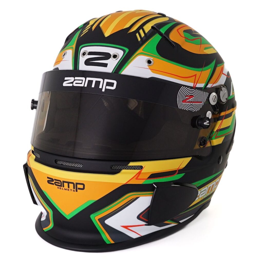 RZ 70E Switch Green / Black / Yellow – Zamp Helmets UK | Helmet 28