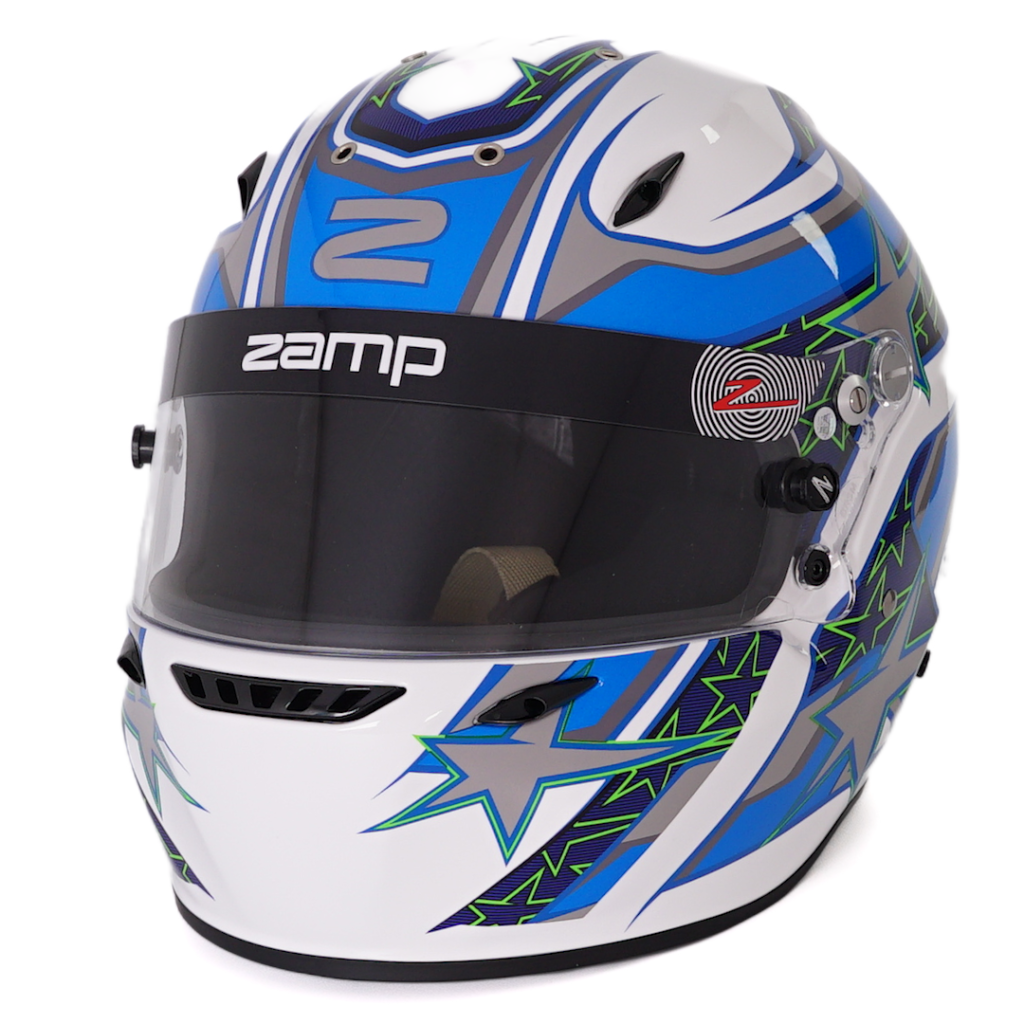 ZR-72 White / Blue – Zamp Helmets UK | Helmet 28