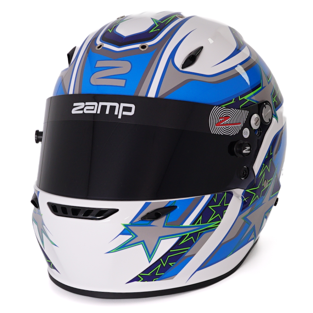 ZR-72 White / Blue – Zamp Helmets UK | Helmet 28