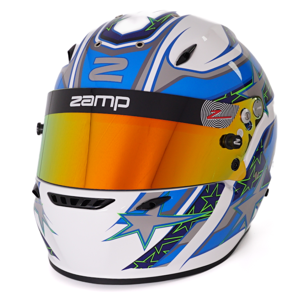 ZR-72 White / Blue – Zamp Helmets UK | Helmet 28