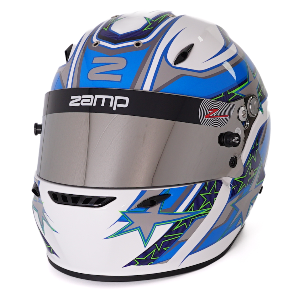 ZR-72 White / Blue – Zamp Helmets UK | Helmet 28