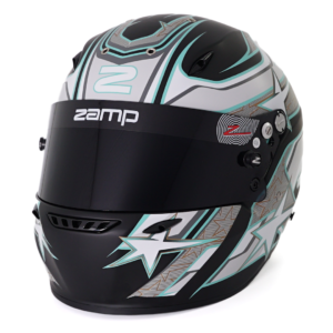ZR-72 Matte Black / Grey / Blue – Zamp Helmets UK | Helmet 28