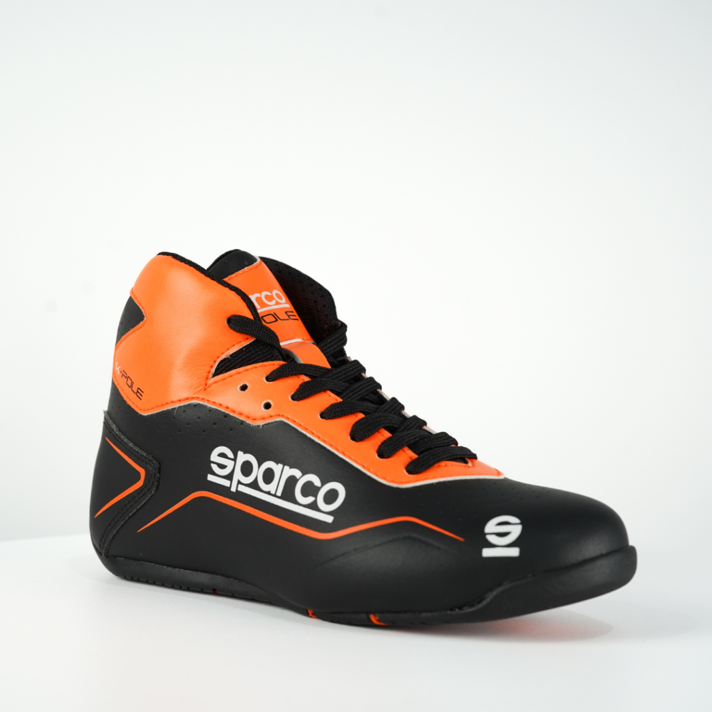 Sparco K-Pole Kart Boots Black/Fluo Orange – Zamp Helmets UK | Helmet 28