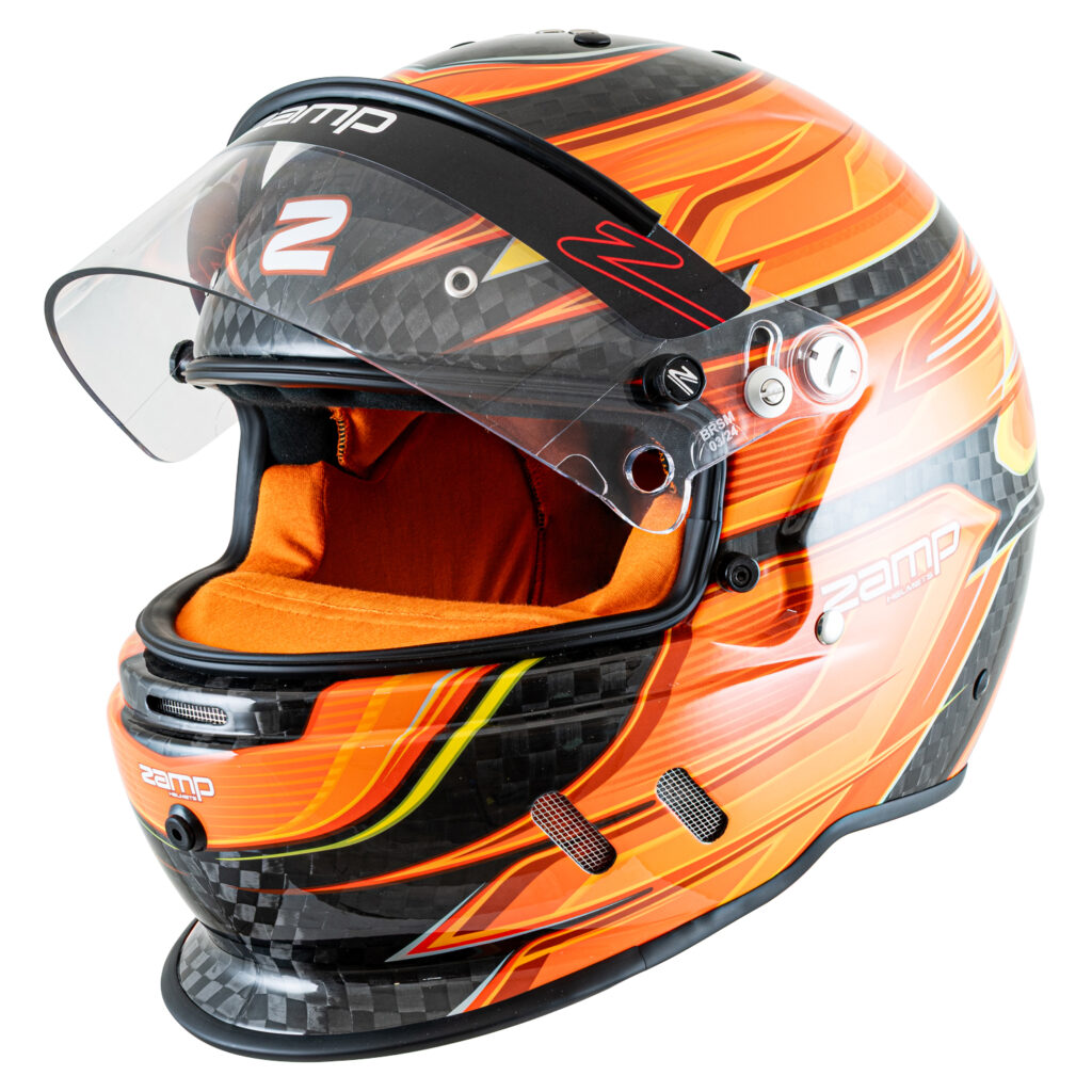 RZ 67D Carbon Orange / Yellow – Zamp Helmets UK | Helmet 28