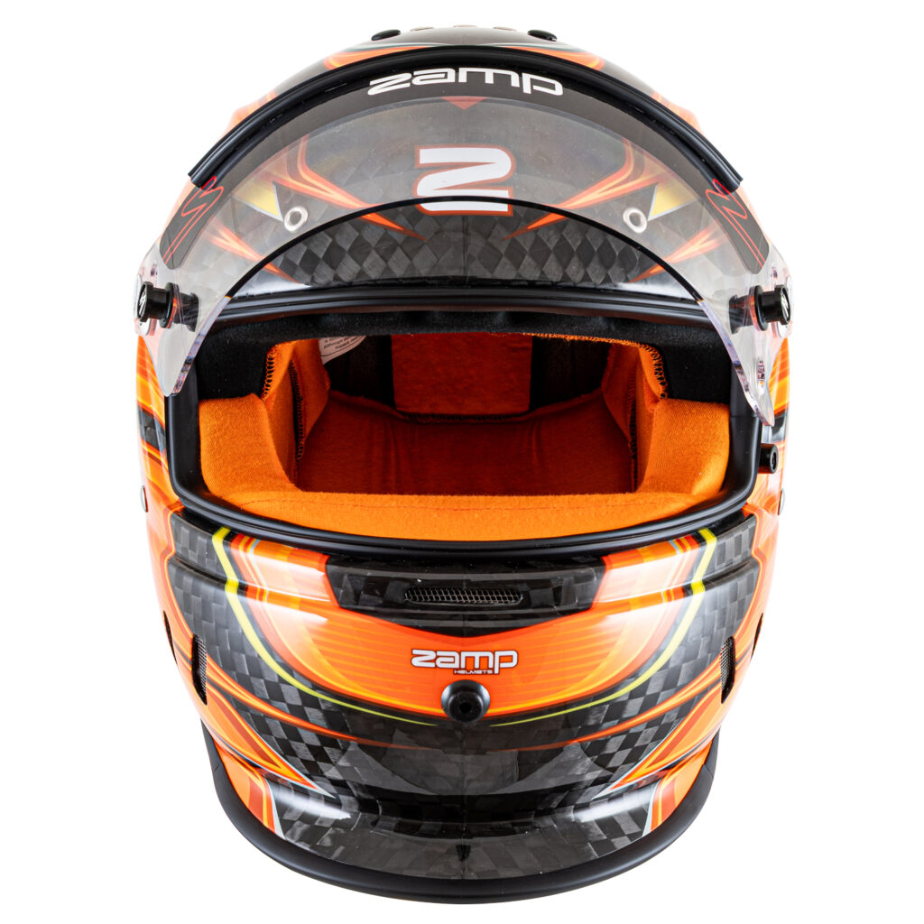 RZ 67D Carbon Orange / Yellow – Zamp Helmets UK | Helmet 28